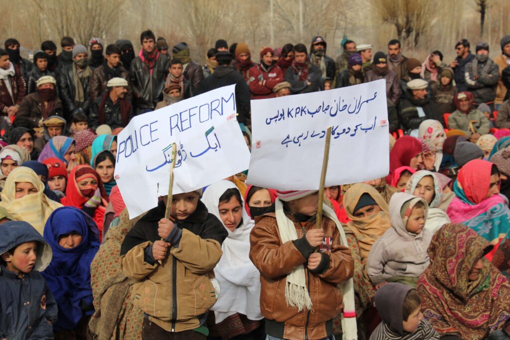 Brep residents protest police partiality in murder case - Chitral News